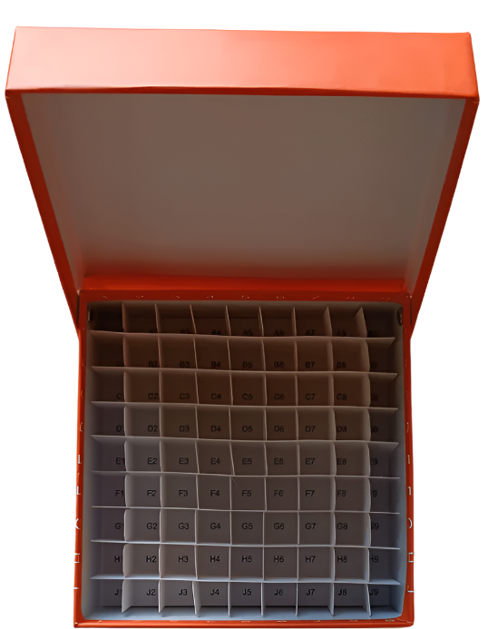 Cardboard Cryo Box 2ml x 81 From 19.55 @Josec Supplies