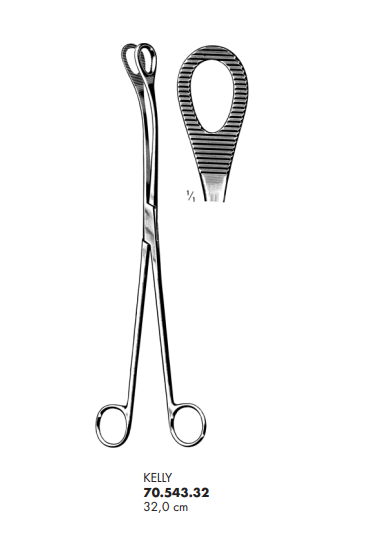 Kelly Uterine Polypus Forceps From 0.0 @Josec Supplies
