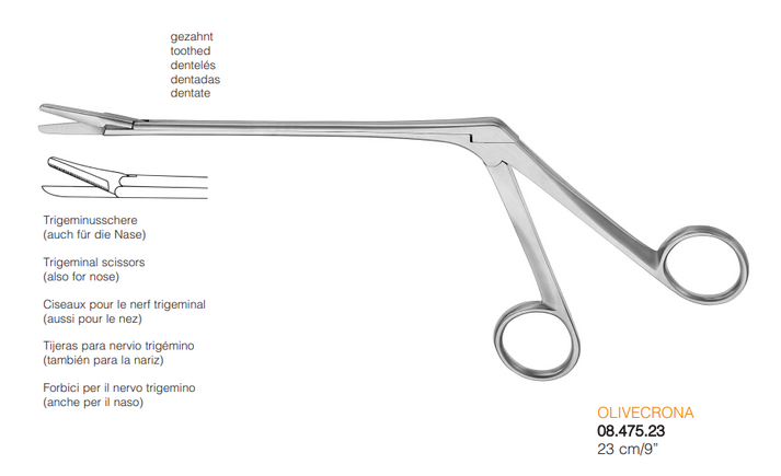 Olivecrona Trigeminal Scissors From 0.0 @Josec Supplies